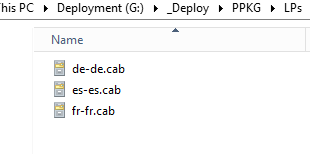 An easy way to add Langauge Packs to Windows 10 1511