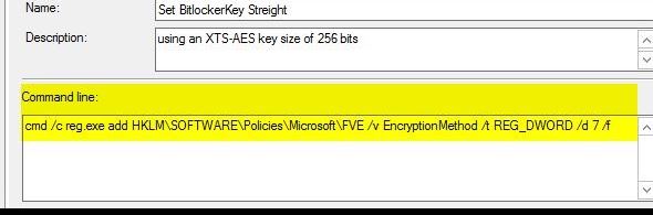 Change BitLocker Drive encryption to XTS-AES 256 during OSD with #ConfigMgr
